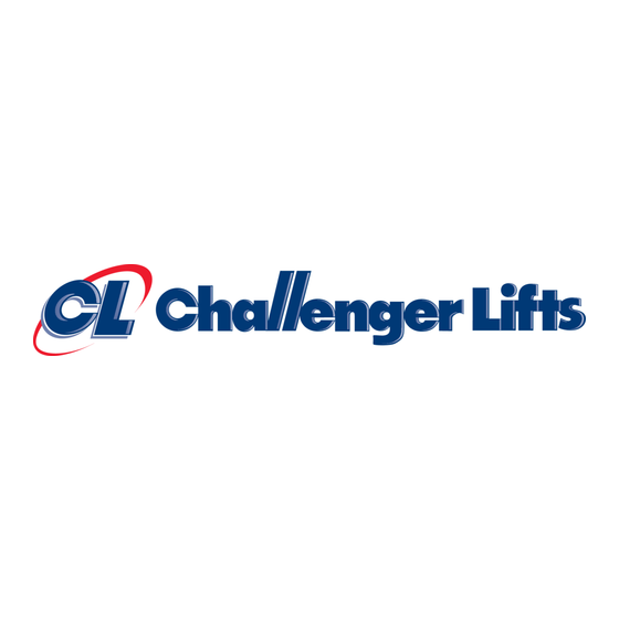 CHALLENGER LIFTS CL12A MANUEL D'INSTALLATION, D'UTILISATION ET D ...