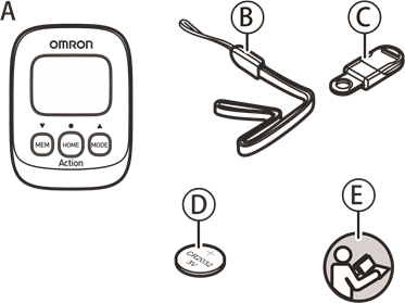 Omron Walking style IV HJ-325 - Manuel du podomètre | ManualsLib