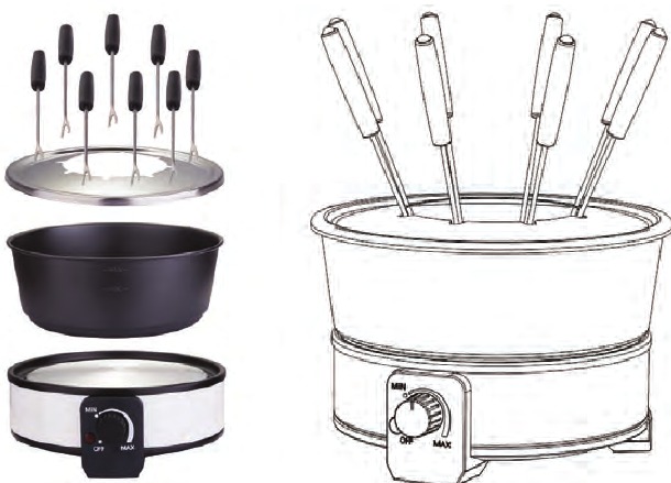 NUTRICHEF Pyle PKFNMK26 - Manuel d'utilisation de l'appareil à fondue ...