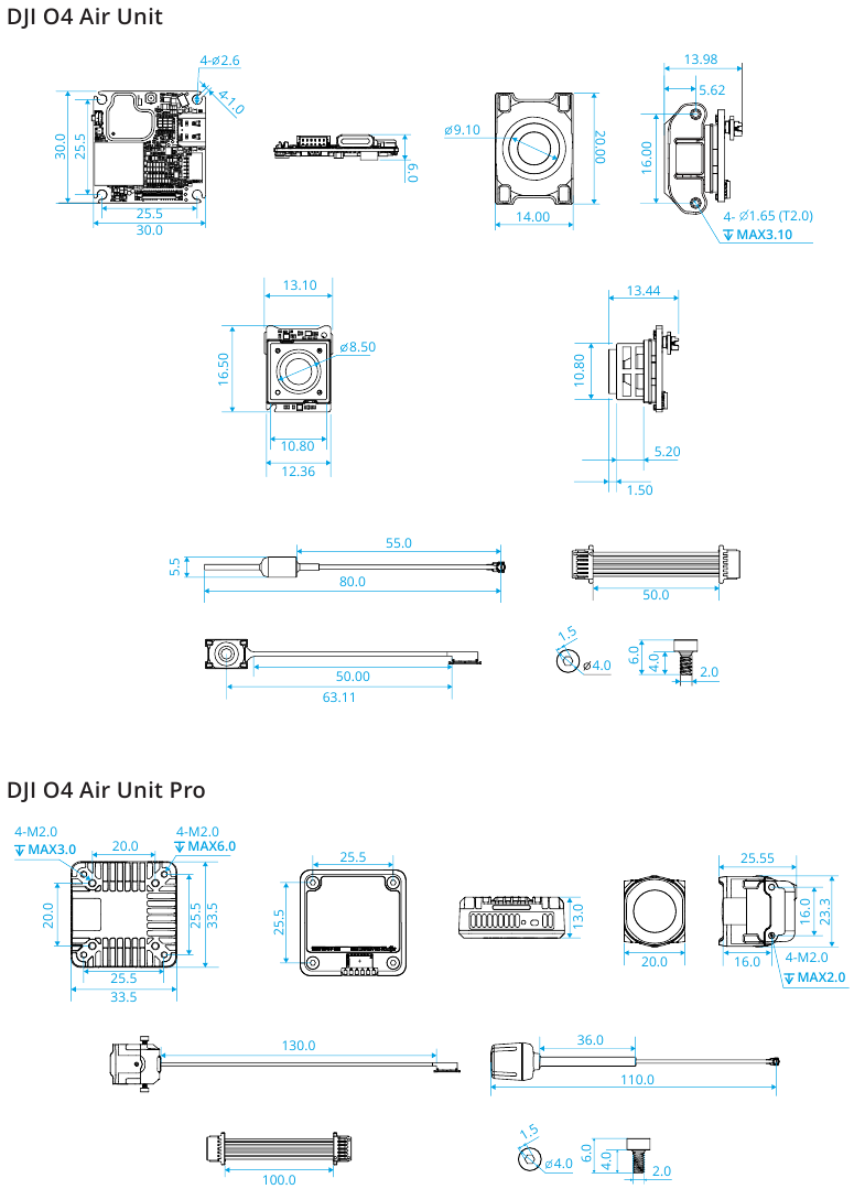 dji O4 AIR UNIT Series, Manuel de l'O4 Air Unit / Unit Pro | ManualsLib