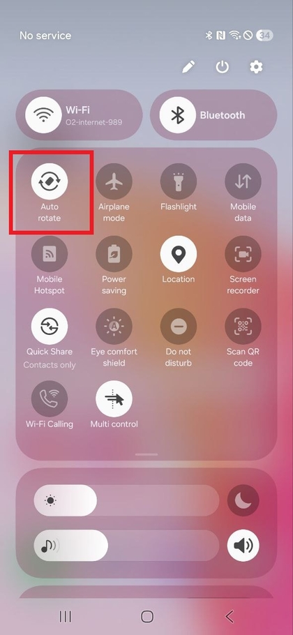 Samsung Galaxy A17 5G - Comment activer ou désactiver la rotation ...