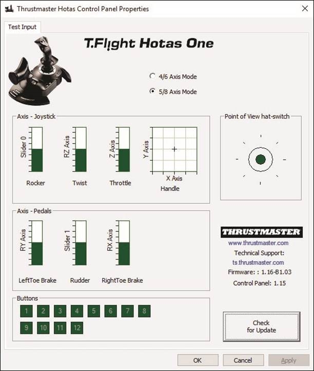 Manuel du Thrustmaster T-Flight Hotas One | ManualsLib