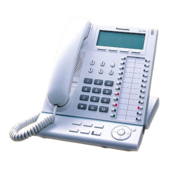 PANASONIC IP-PBX KX-TDA100 MANUEL UTILISATEUR Télécharger le Pdf ...