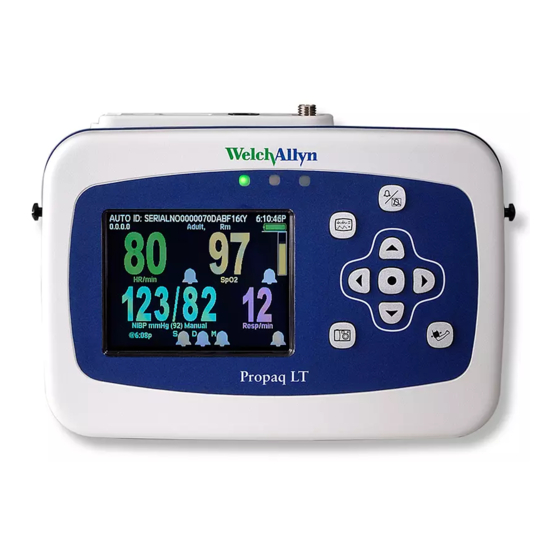 À Propos De L'état De Charge De La Batterie - Welch Allyn Propaq LT ...