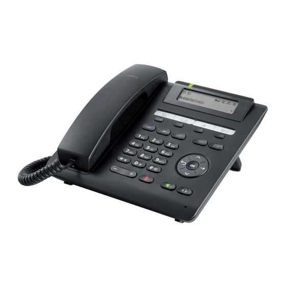 UNIFY OPENSCAPE DESK PHONE CP200 GUIDE RAPIDE D'INSTALLATION ...