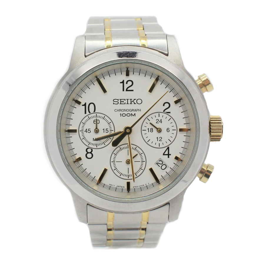 SEIKO Cal. 6T63 - Manuel du Chronographe Quartz Analogique | ManualsLib