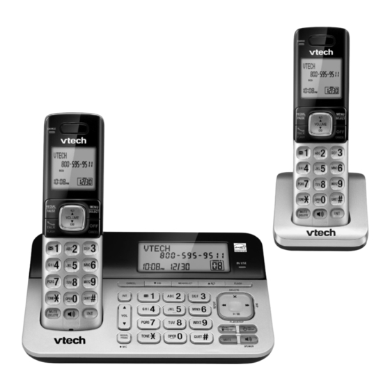 VTECH CS6858-3 GUIDE D'UTILISATION COMPLET Télécharger le Pdf | ManualsLib