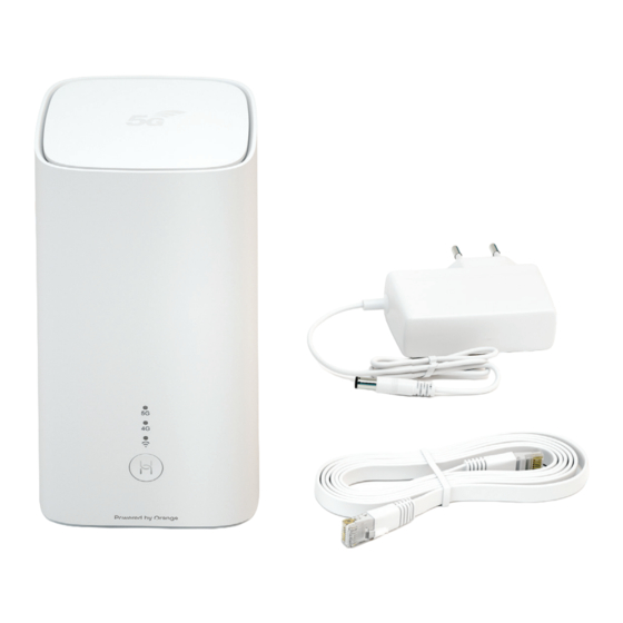 Interface D'administration - ORANGE Flybox 5G Guide D'installation ...