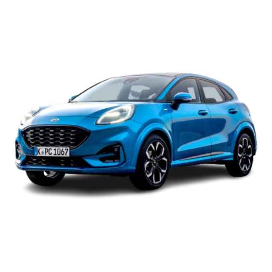 Table Des Matières - Ford PUMA 2022 Manuel Du Conducteur [Page 5 ...