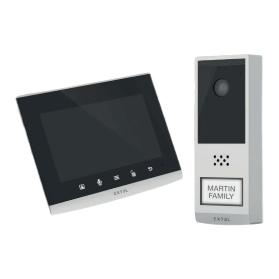 Appairage Du Moniteur Et De La Platine De Rue - Extel WAVE 2 Guide D ...