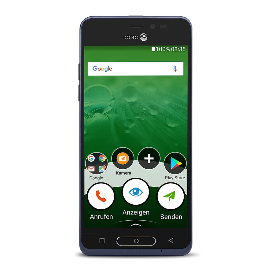 Doro 8035 - Guide de démarrage rapide du smartphone | ManualsLib