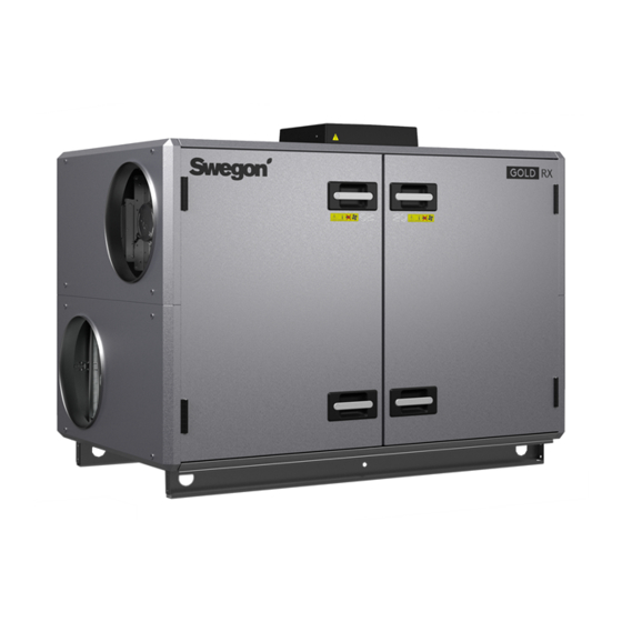 SWEGON GOLD RX INSTRUCTIONS D'UTILISATION Télécharger le Pdf | ManualsLib