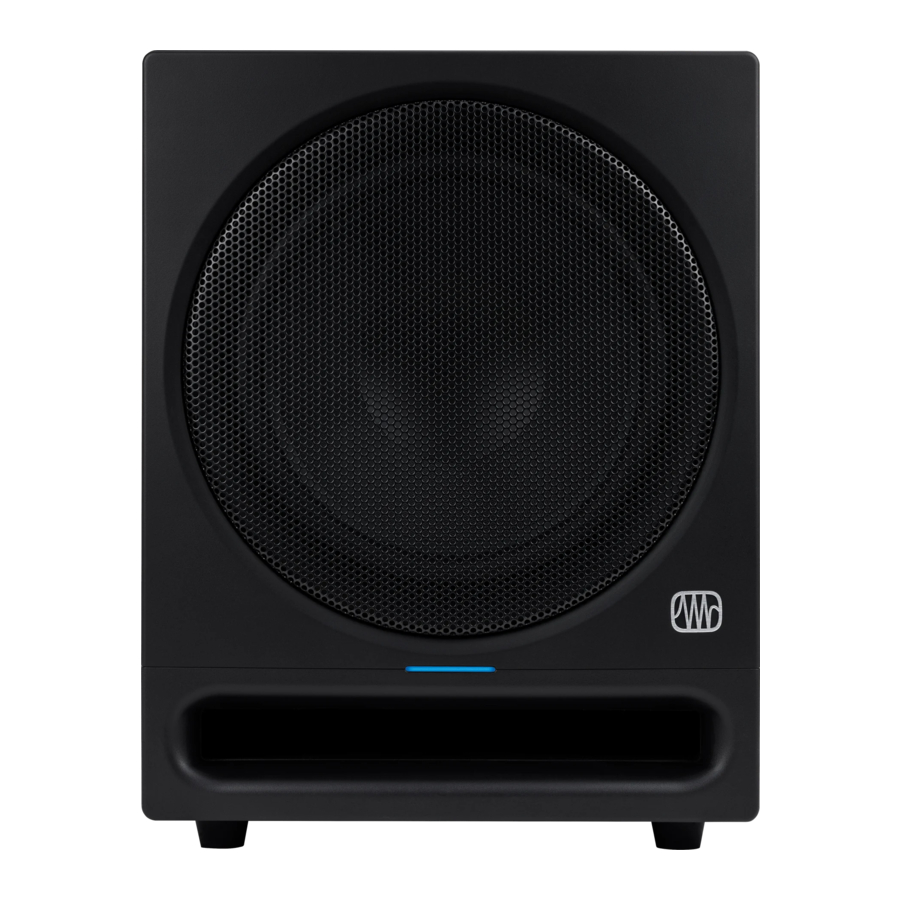 Manuel du PreSonus Eris Pro Sub 10 | ManualsLib