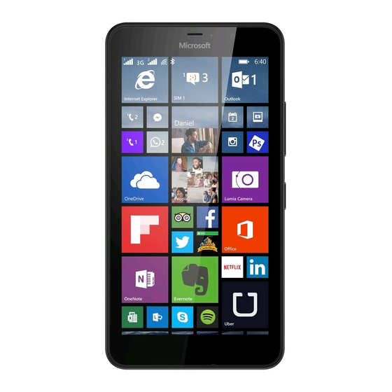 Divertissements; Regarder Et Écouter - Microsoft Lumia 640 LTE Manuel D ...