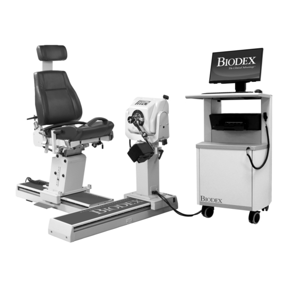 BIODEX SYSTÈME 4 MODE D'EMPLOI Télécharger le Pdf | ManualsLib