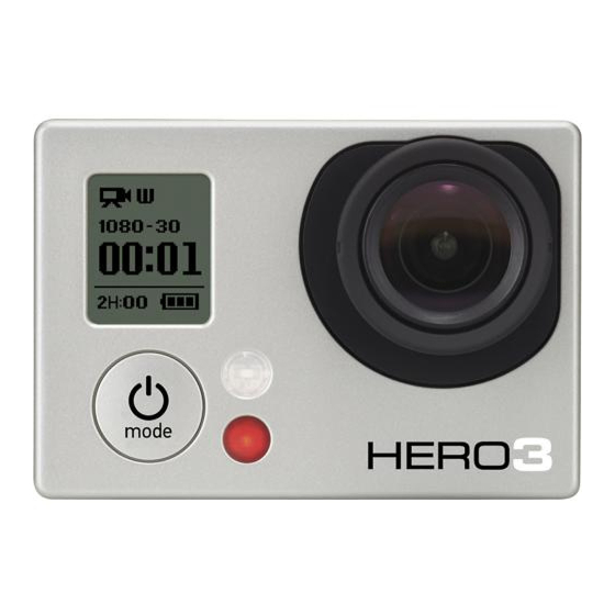 GOPRO HERO 3 MANUEL DE L'UTILISATEUR Télécharger le Pdf | ManualsLib