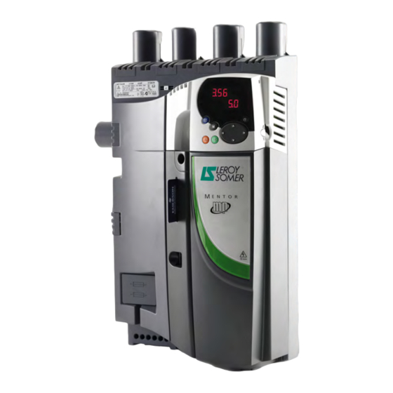 LEROY SOMER MENTOR MP GUIDE DE MISE EN ROUTE RAPIDE Télécharger le Pdf ...