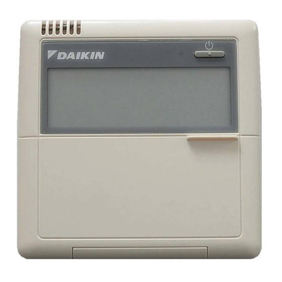Nom Et Fonction Des Interrupteurs Et Icônes - Daikin BRC1D528 Manuel D ...
