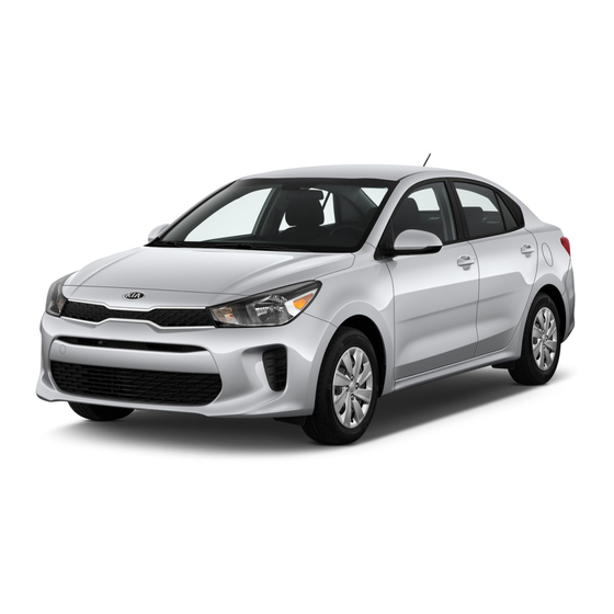 KIA RIO 2019 MANUEL Télécharger le Pdf | ManualsLib