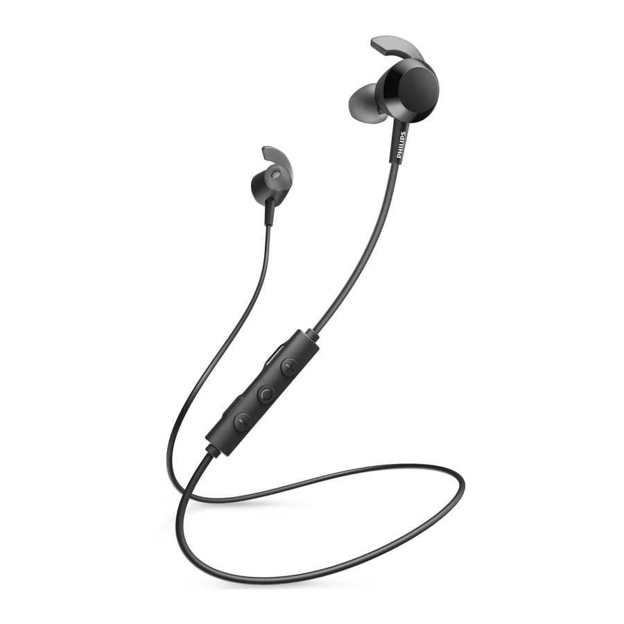 Philips TAE4205 - Manuel des Écouteurs Série 4000 | ManualsLib