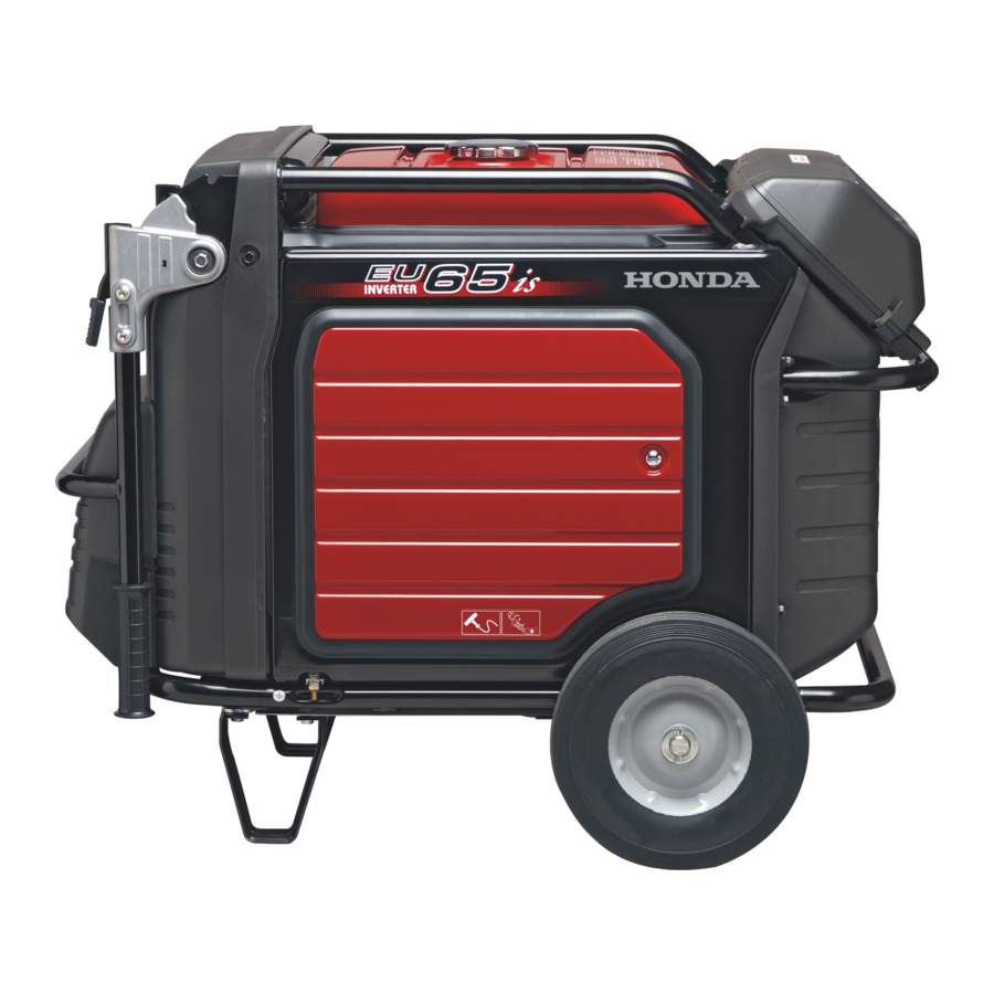 Table Des Matières - Honda EU65is Mode D'emploi [Page 6] | ManualsLib