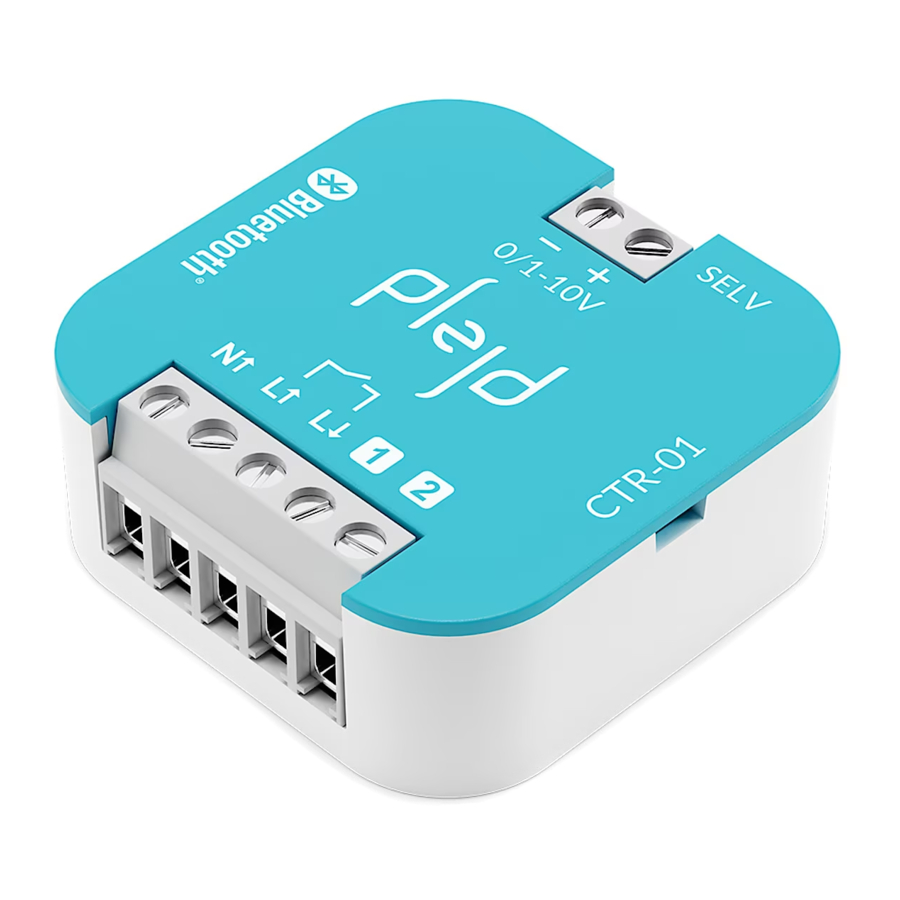 Plejd CTR-01 - Manuel du variateur | ManualsLib