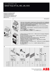 Abb SACE Tmax XT UL Manuels | ManualsLib